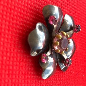 Jewelry | Very Pretty Vintage Flower Pin Sterling Silver | Poshmark